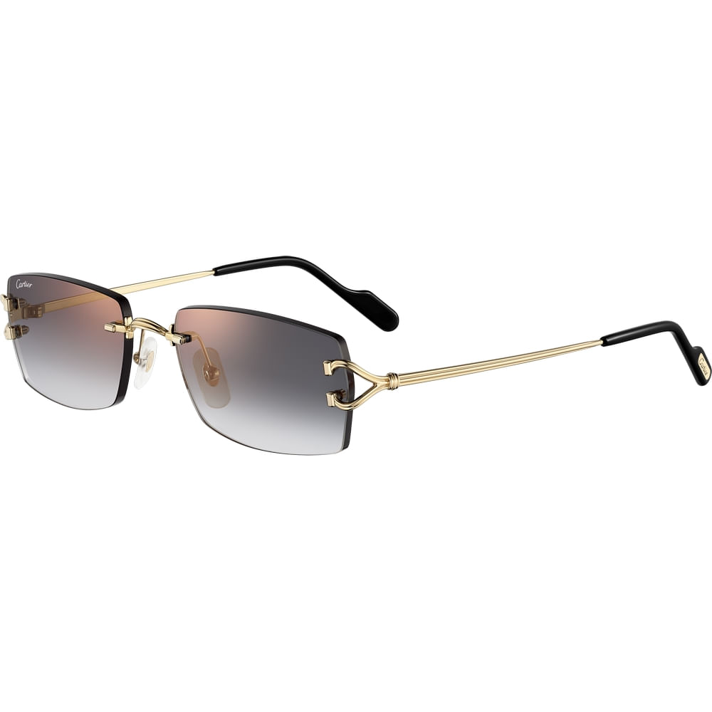 ESW00740 ÓCULOS DE SOL COM MOTIVO CLÁSSICO C DE CARTIER - Cartier